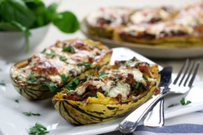 Sausage-Stuffed Stripetti Squash – The Sweet Potato